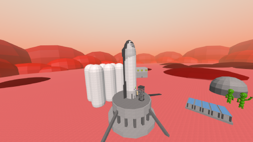 Starship Mission to mars! Ride the starship.