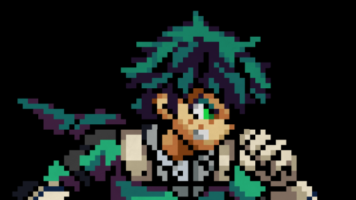 MHA -Deku- (PIXEL ART SHOWCASE)