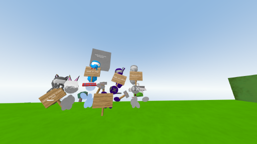 the sign battle!